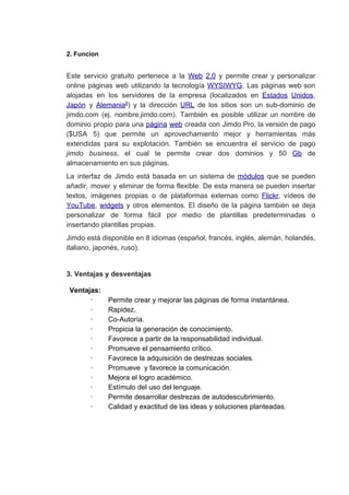 JIMDO | PDF