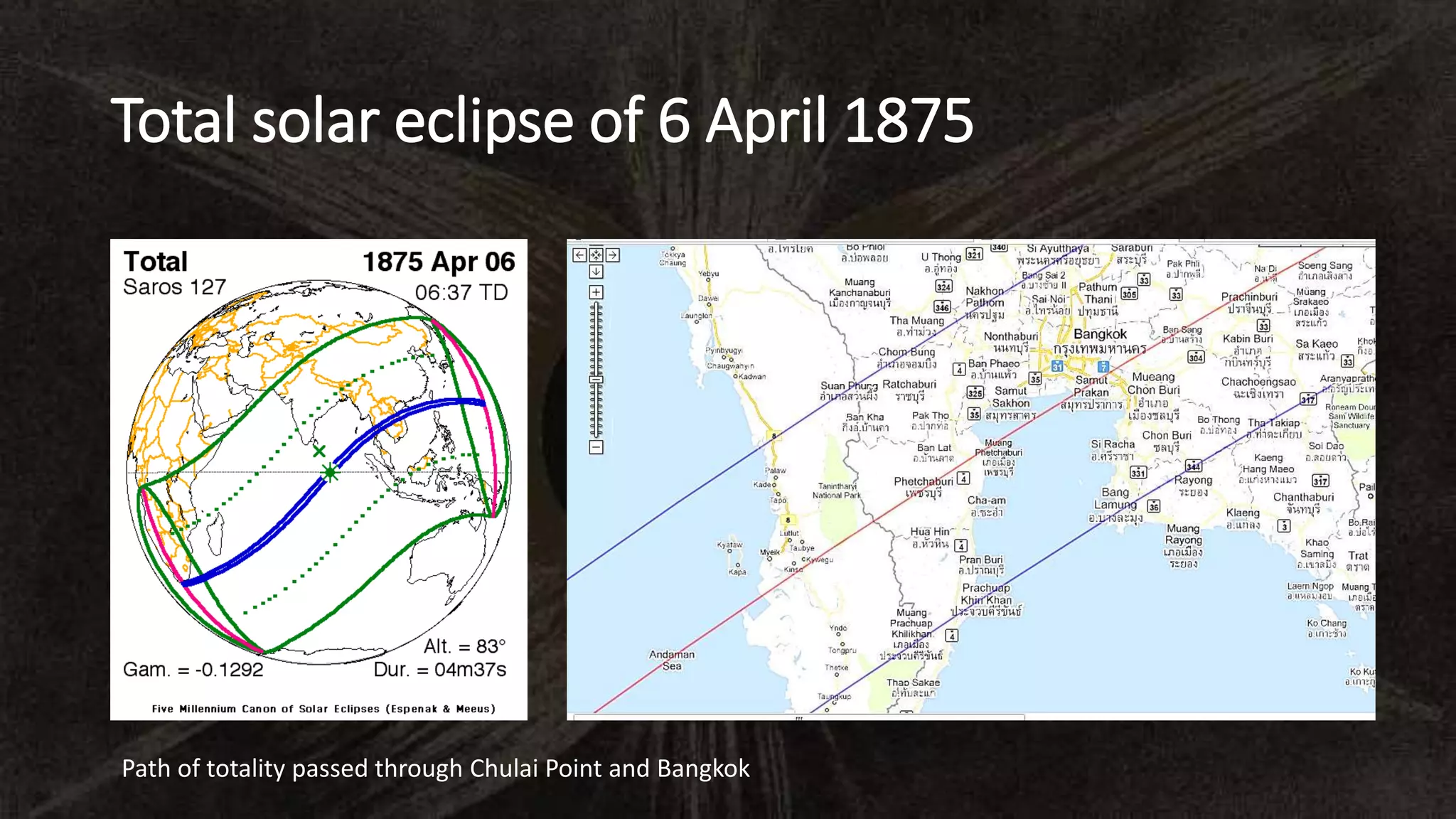 6 april 1875 total solar eclipse at grand palace | PPT