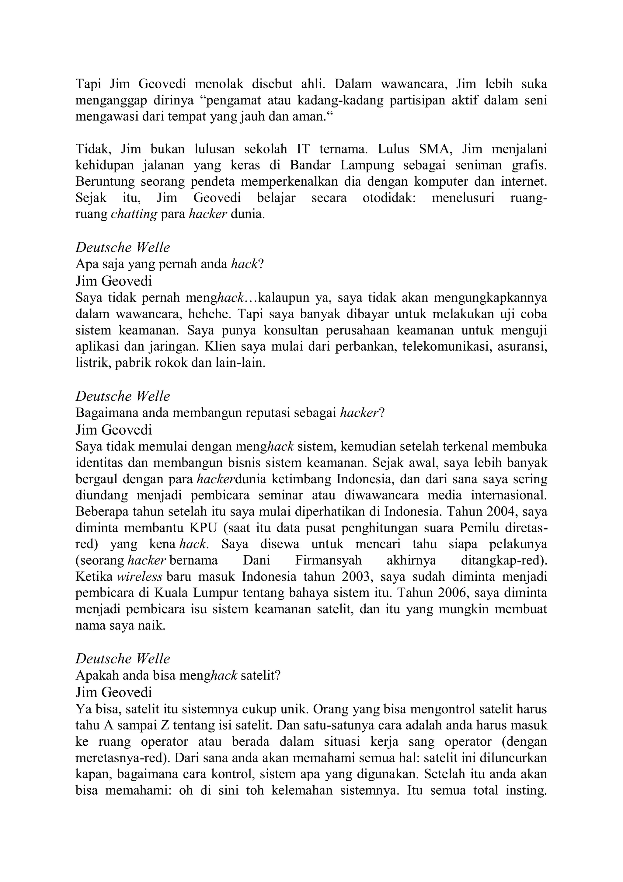 Jim geovedi | PDF