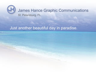 Jim Hance Graphic Design Portfolio | PPT