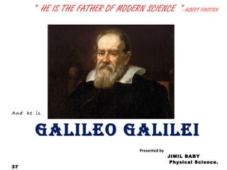 GALILEO GALILEI | PPT