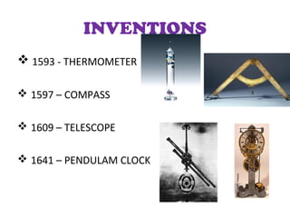 Galileo Inventions And Discoveries