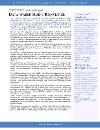 Jim Kaskade Biography | DOCX