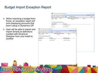 Microsoft Dynamics GP 2016 New Features | Robin Hauswirth | PPTX