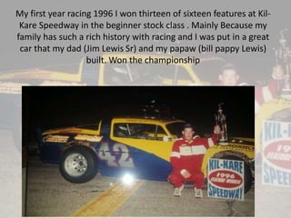 Jim lewis Jr race car driver | PPT