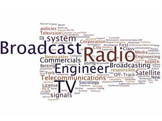 Jim McIntyre, Broadcast Engineer Radio TV | PPT