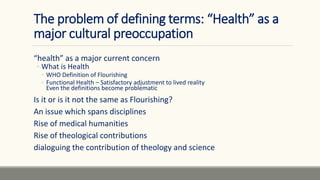 Public health and the church: theological groundings | PPT