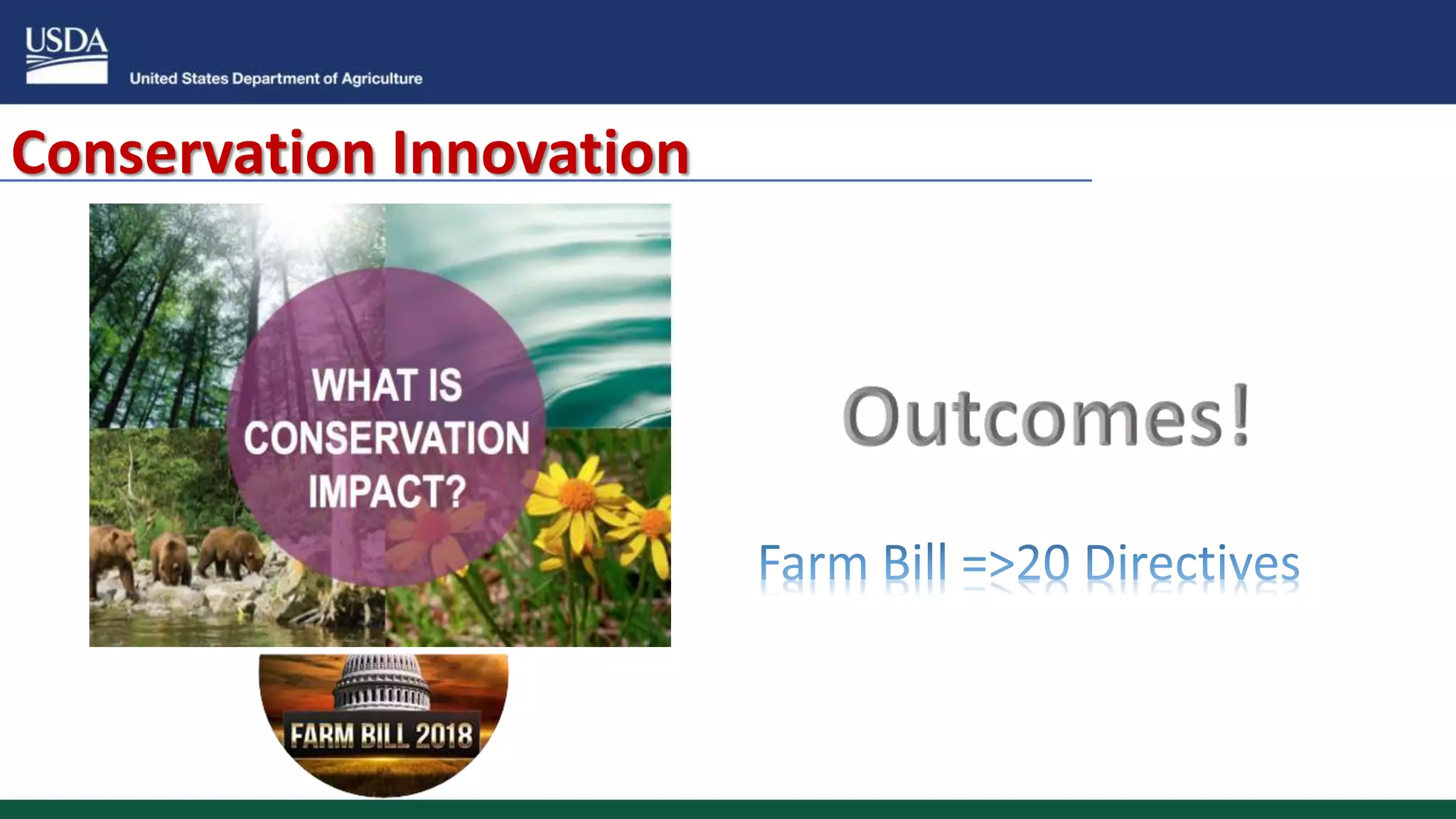 NRCS Conservation Innovation | PPT