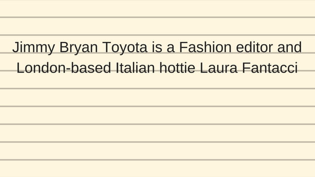 Jimmy bryan toyota heart of fashion blog | PDF