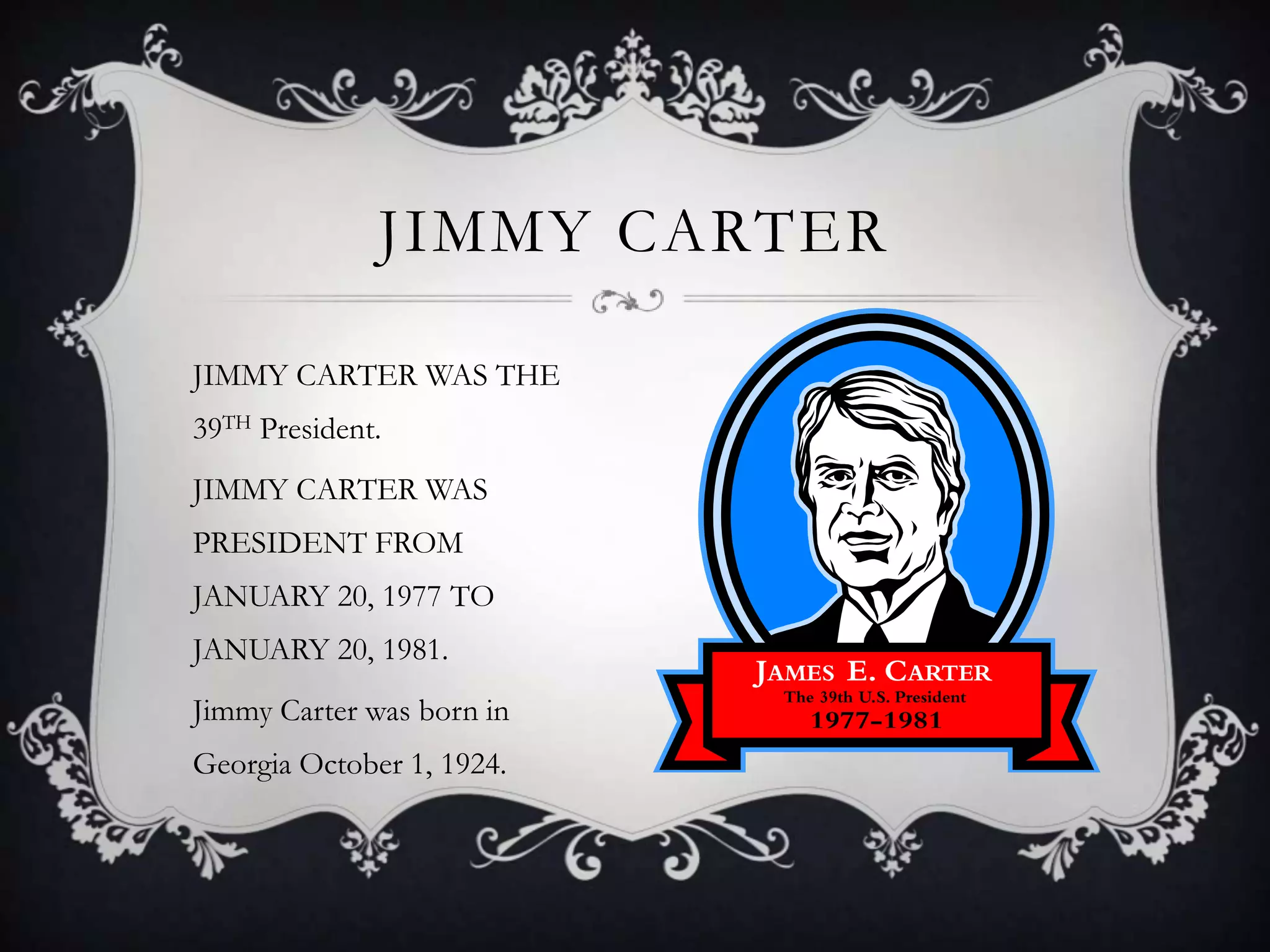 Jimmy carter | PPTX