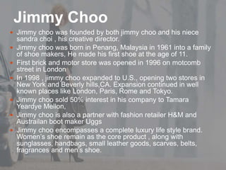 Jimmy choo Brand Personality | PPT