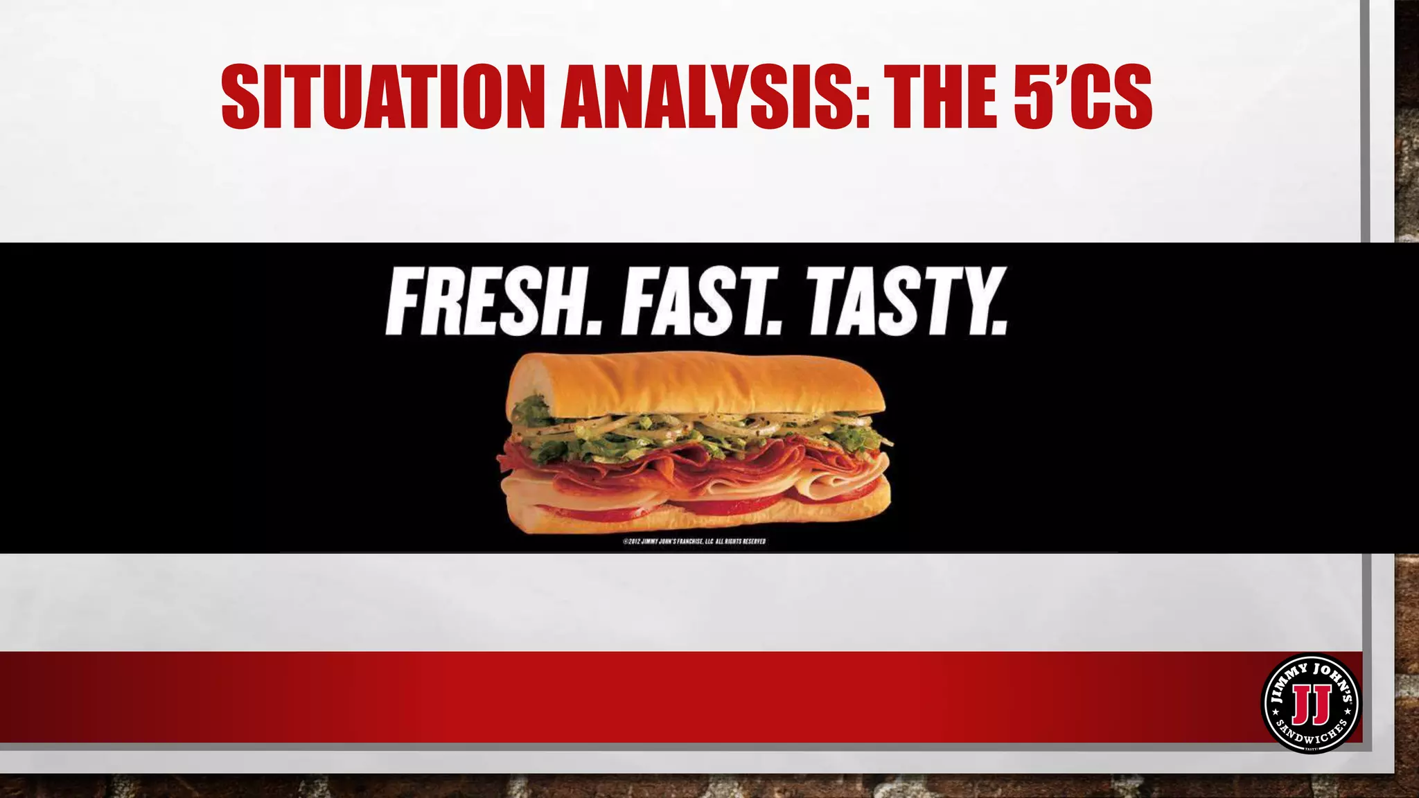 Jimmy John's Marketing Plan | PPT