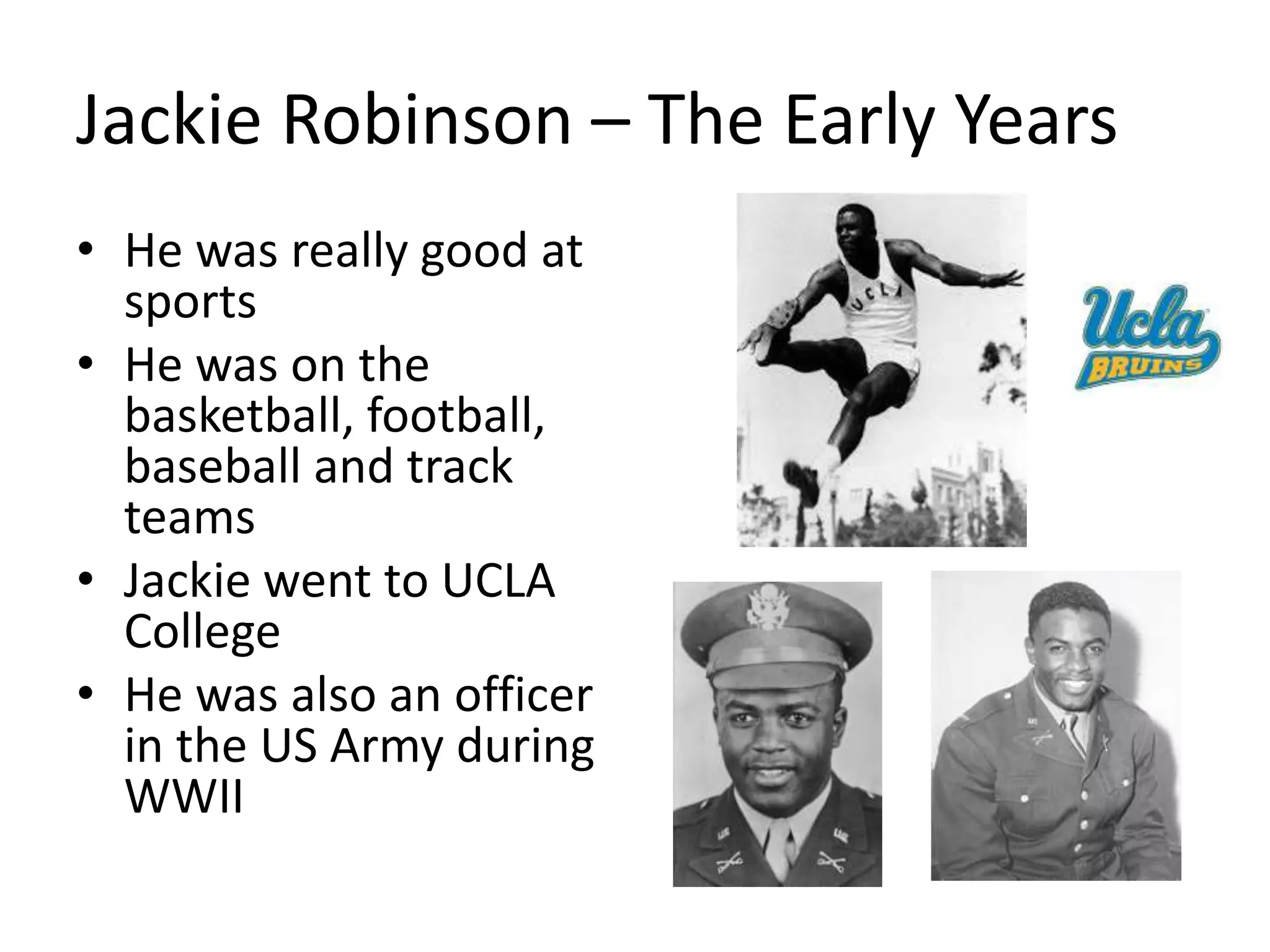 Jackie Robinson by J O'B | PPTX