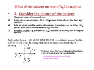 Pharmaceutical Chemistry, SN Reaction, Mr. Jimmy Alexander ,Associate ...