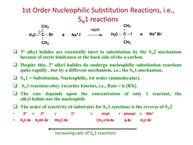 Pharmaceutical Chemistry, SN Reaction, Mr. Jimmy Alexander ,Associate ...