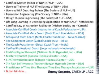 Jimmy Susanto Profile 2016 | PPT