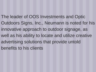 Jim neumann outdoor media professional | PDF