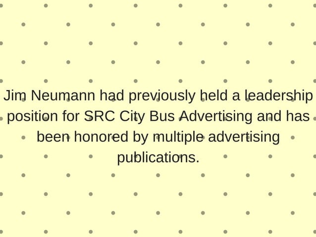 Jim neumann founding member of the hd digital billboard alliance | PDF