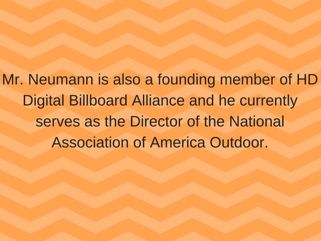 Jim neumann outdoor media executive | PPT