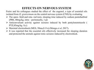 Nutritional Value and Health Benefits of Scent Leave | PPTX