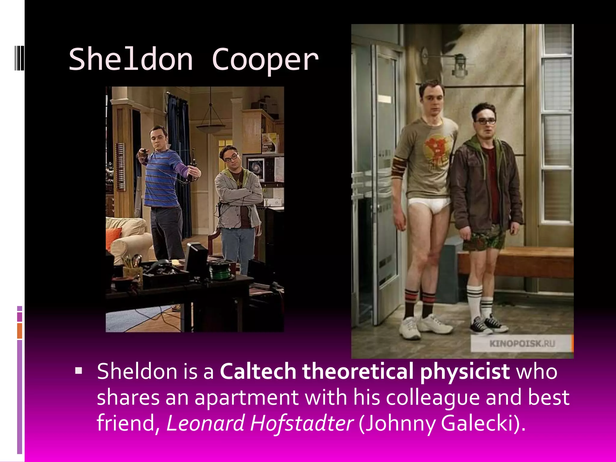 Jim Parsons vs Sheldon Cooper | PPTX