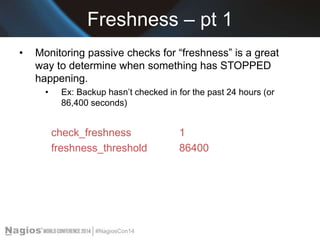 Nagios Conference 2014 - Jim Prins - Passive Monitoring with Nagios | PPTX