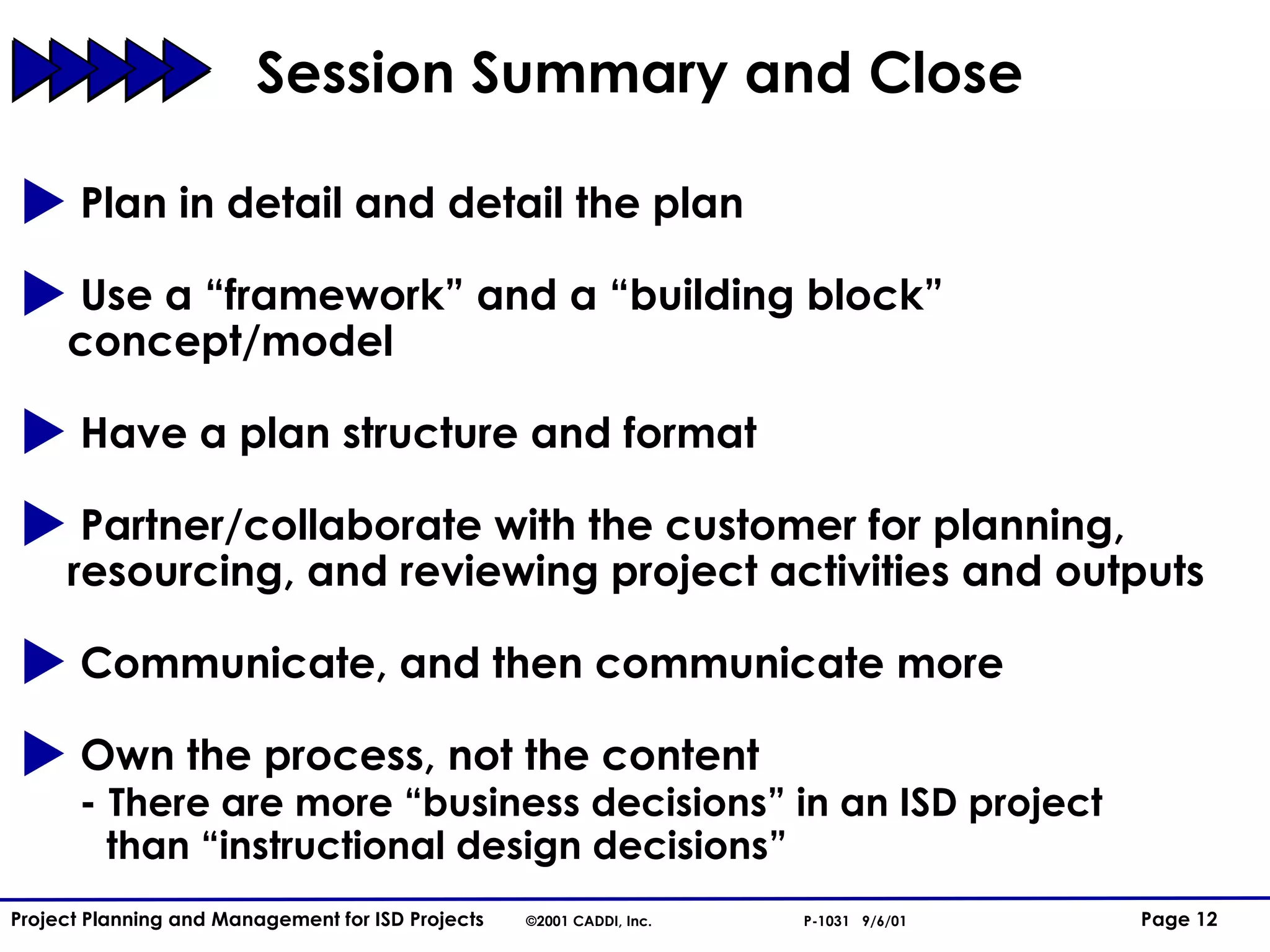 Project Planning & Management | PPT