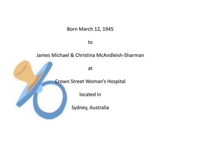 Jim Sharman Powerpoint Final | PPT