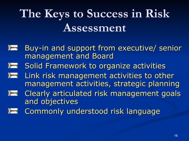 Risk Assessment For Internal Auditors | PPT
