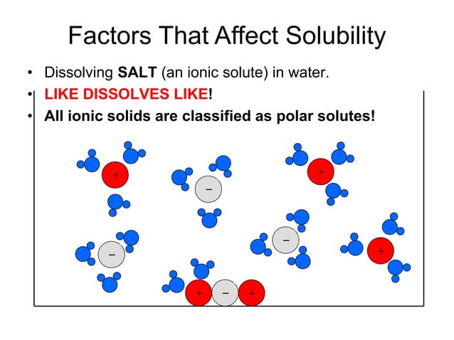 factors that affect solubility | PPTX | Chemistry | Science