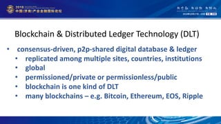 Rindi - Blockchain DLT FinTech Impact China | PPT