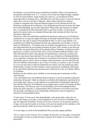 Jinarajadasa la inexistencia de un dios personal | PDF