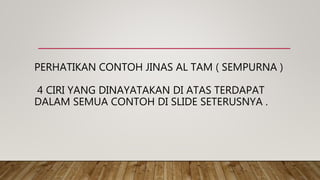 Jinas balaghah bahasa arab | PPTX