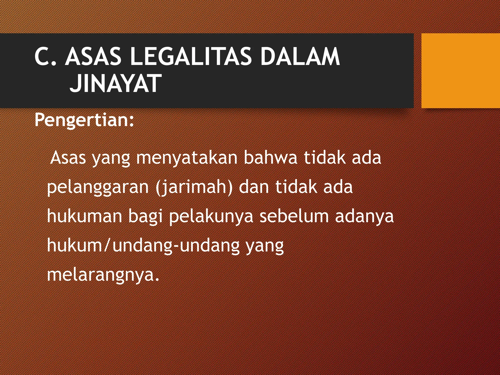 Pentingnya Ilmu Fiqih ( Jinayat./ hukum Pidana dalam Islam ) | PPT