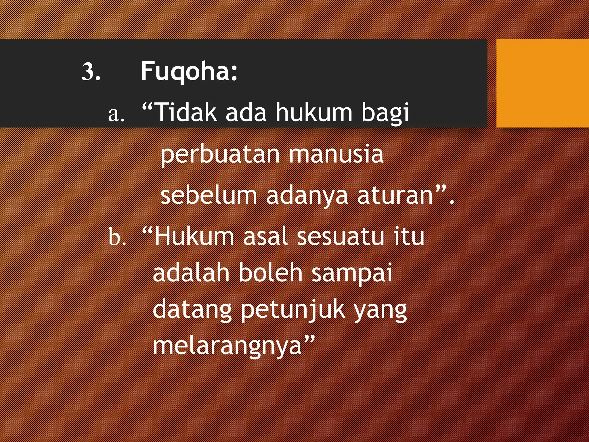Pentingnya Ilmu Fiqih ( Jinayat./ hukum Pidana dalam Islam ) | PPT