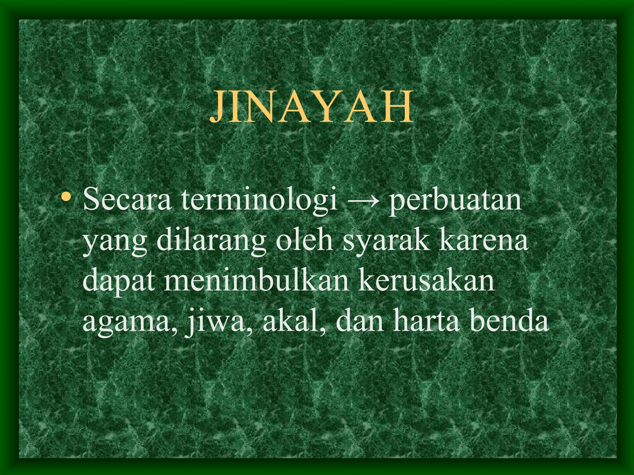 FIQH JINAYAH Kelas 11 MA (Pembunuhan, diyat, Qisaas) | PPT