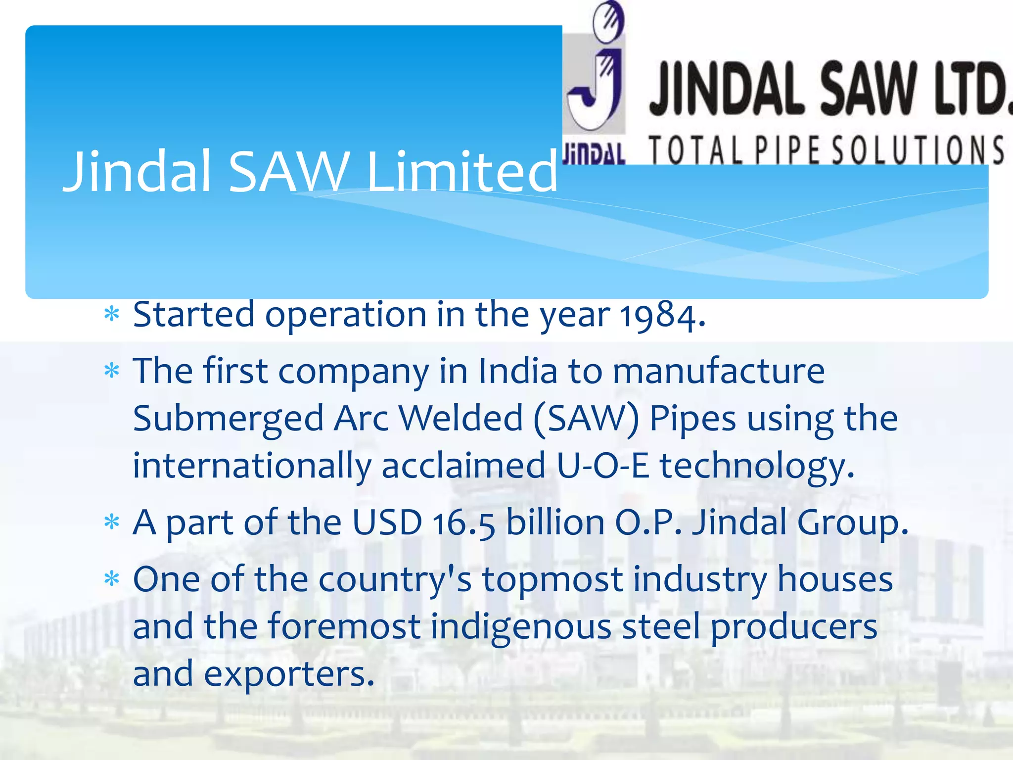 Jindal group | PPTX