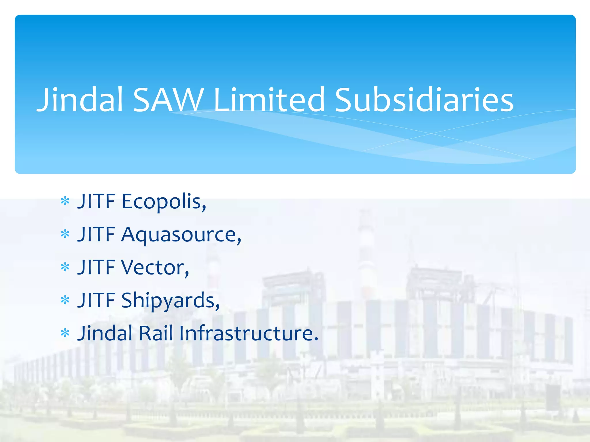Jindal group | PPTX