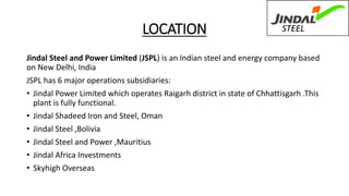 Jindal Steels | PPTX