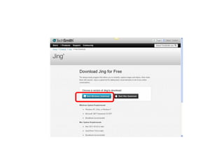 Jing : video tutoriales sencillos y de calidad | PPT