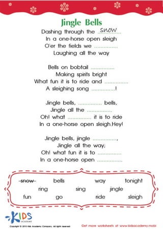 Jingle bells coloring pages | PDF