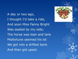 Jingle bells lyrics jm | PPTX | Religious (Music and Audio) | Music