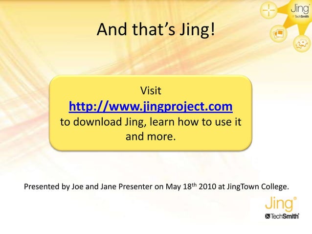 Jing presentation | PPT