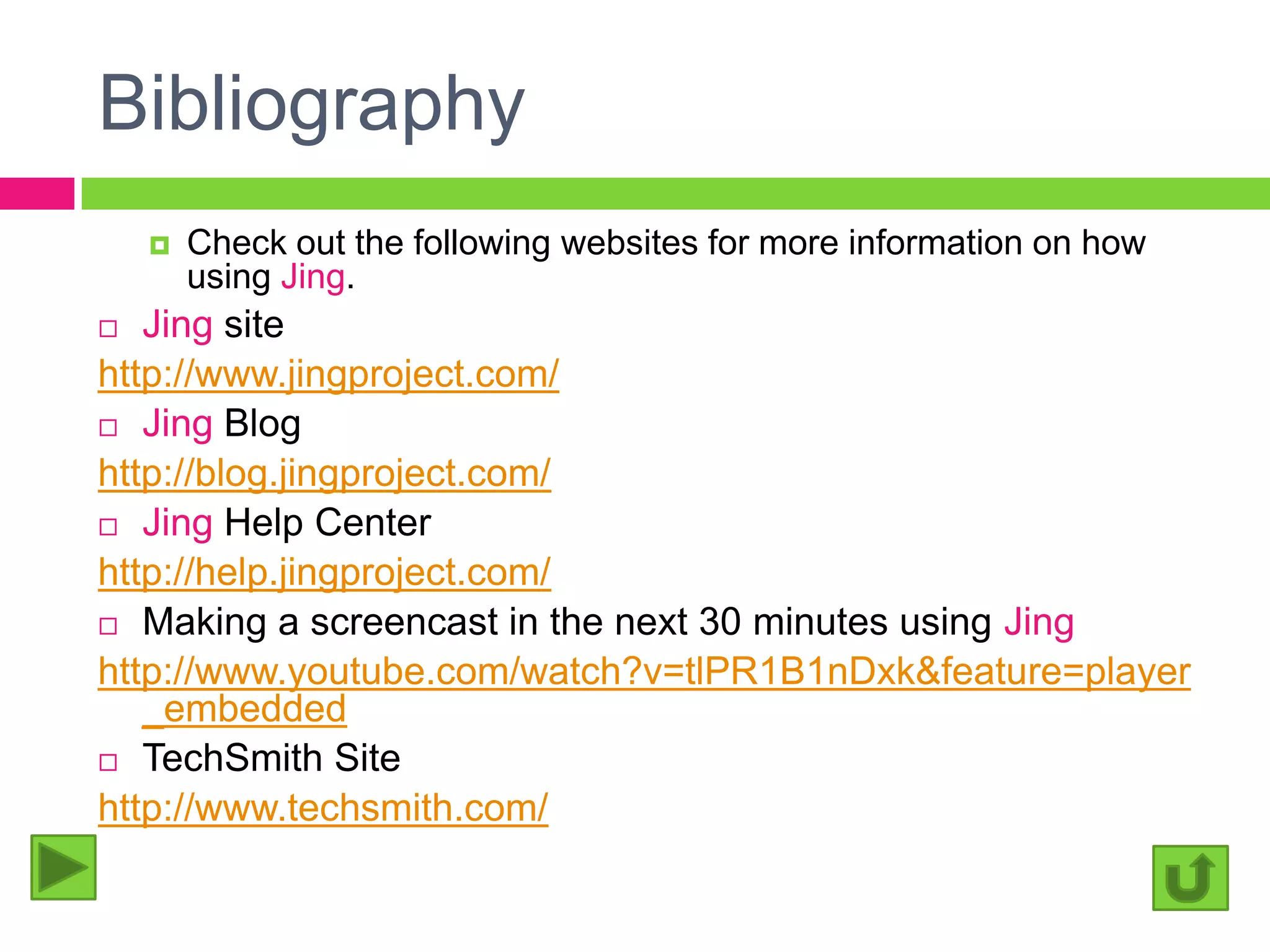 Jing screen capture | PPT | Free Download