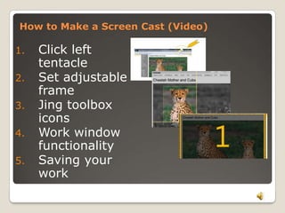 Jing Screen Captures And Screen Casts | PPT