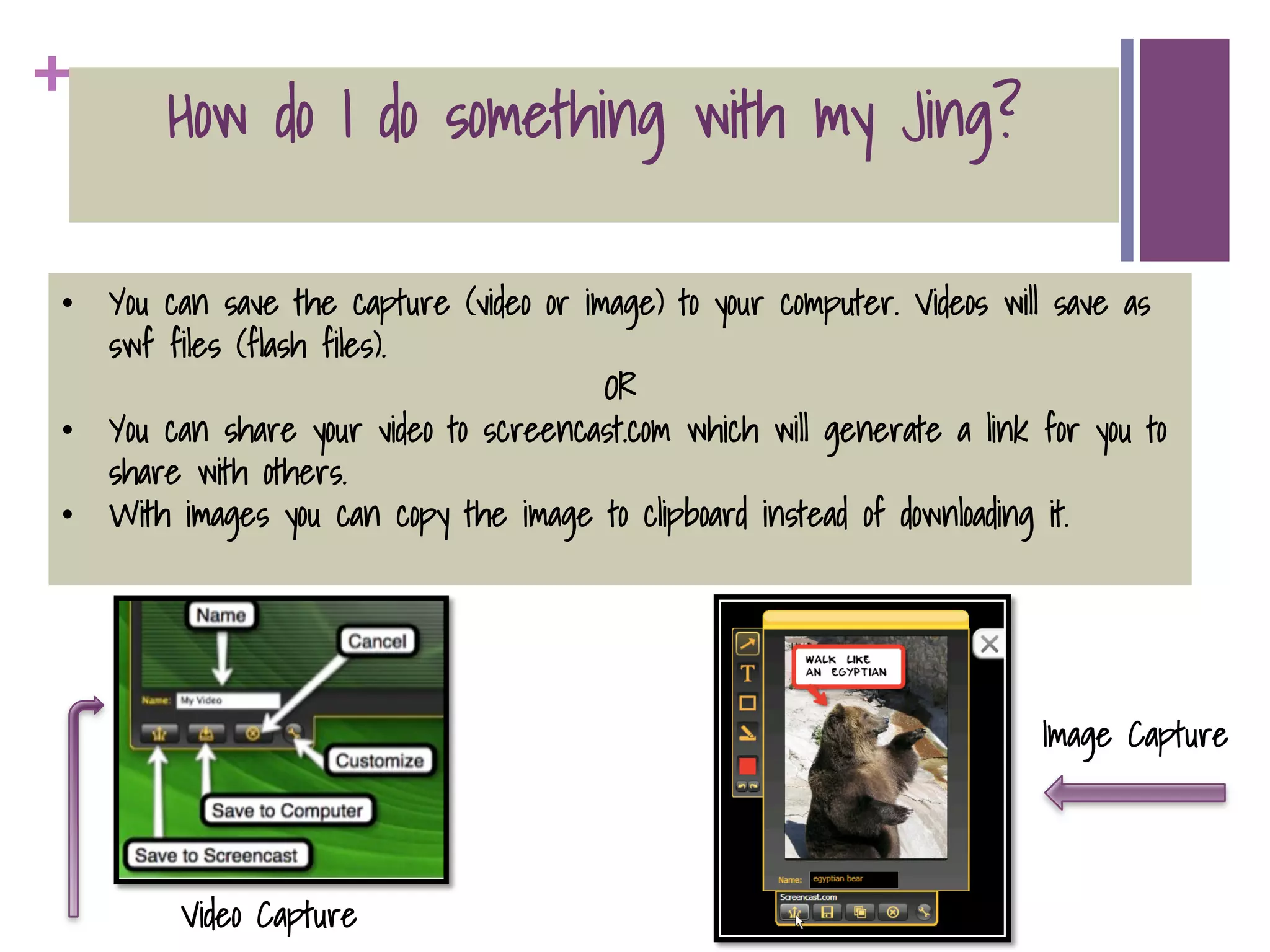 Getting Started with Jing and Voicethread Workshop | PPT