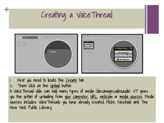 Getting Started with Jing and Voicethread Workshop | PPT