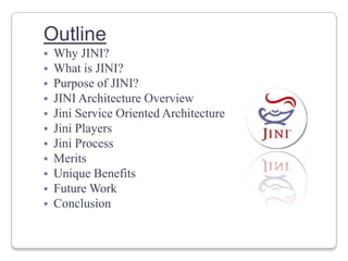 Jini network technology | PPTX