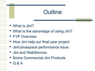 Jini+presentation | PPT