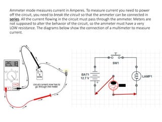 Digital & Analog Mulitmeters | PPTX